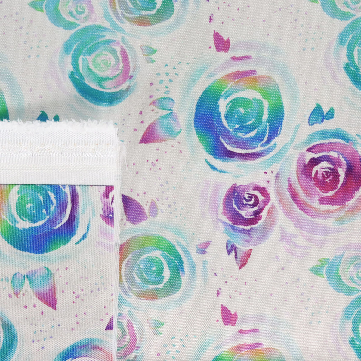 Rainbow Watercolor Roses | WPC-Lite 1 Yard Cut – More Me Know