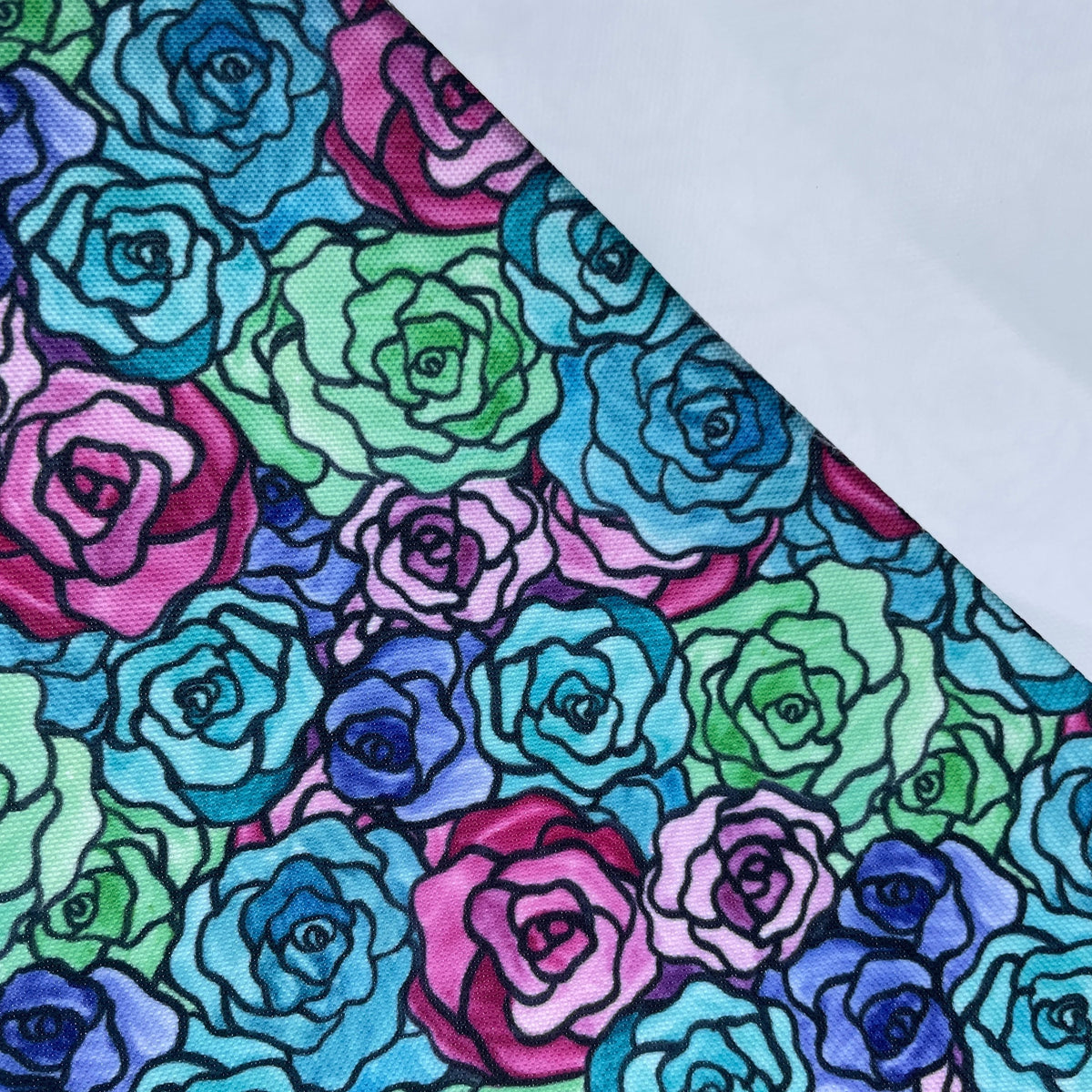 WPC Stained Glass Roses | 2 Yard Cut – More Me Know