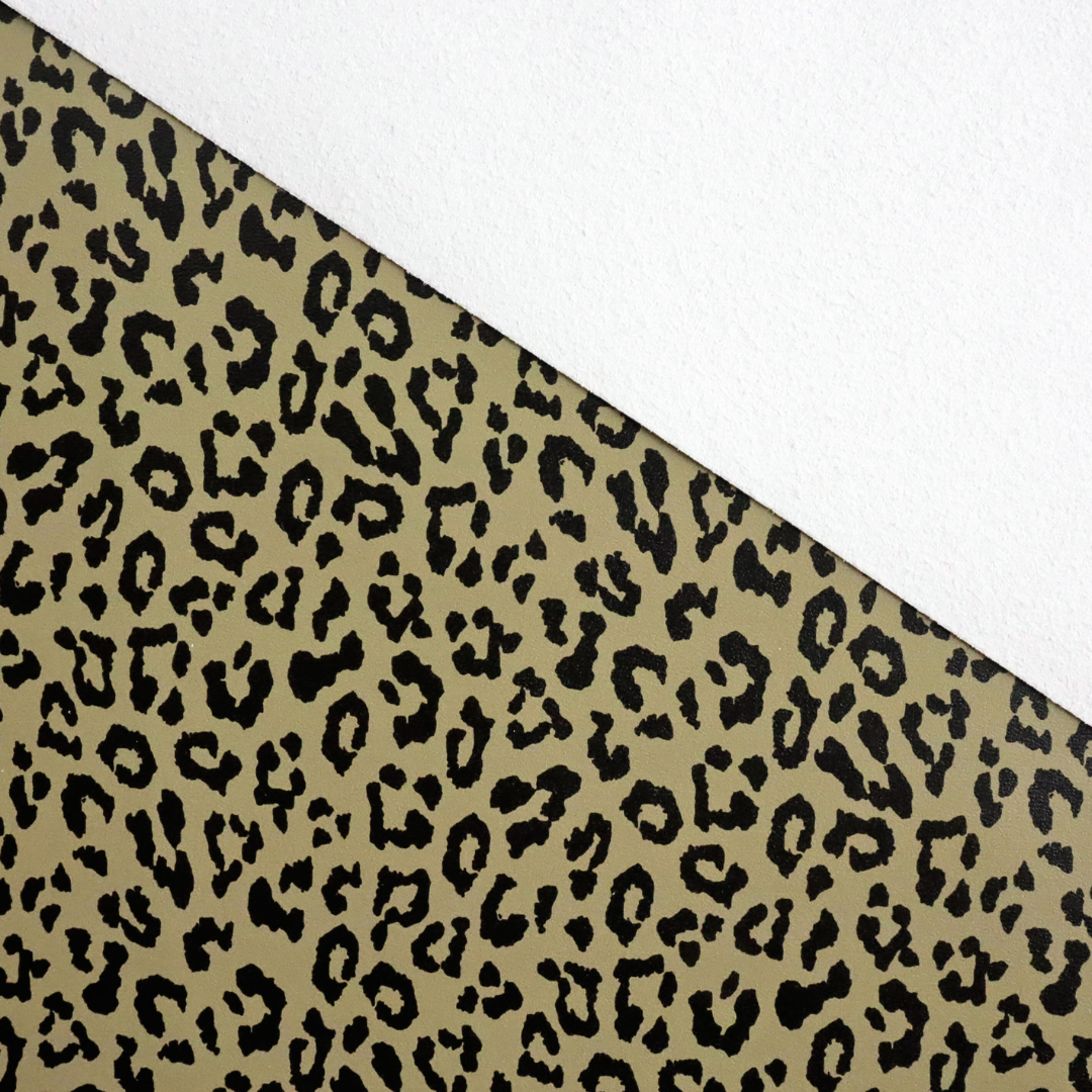 Golden Leopard Print | 18" Luxe Vinyl Roll - Mid-Weight – More Me Know