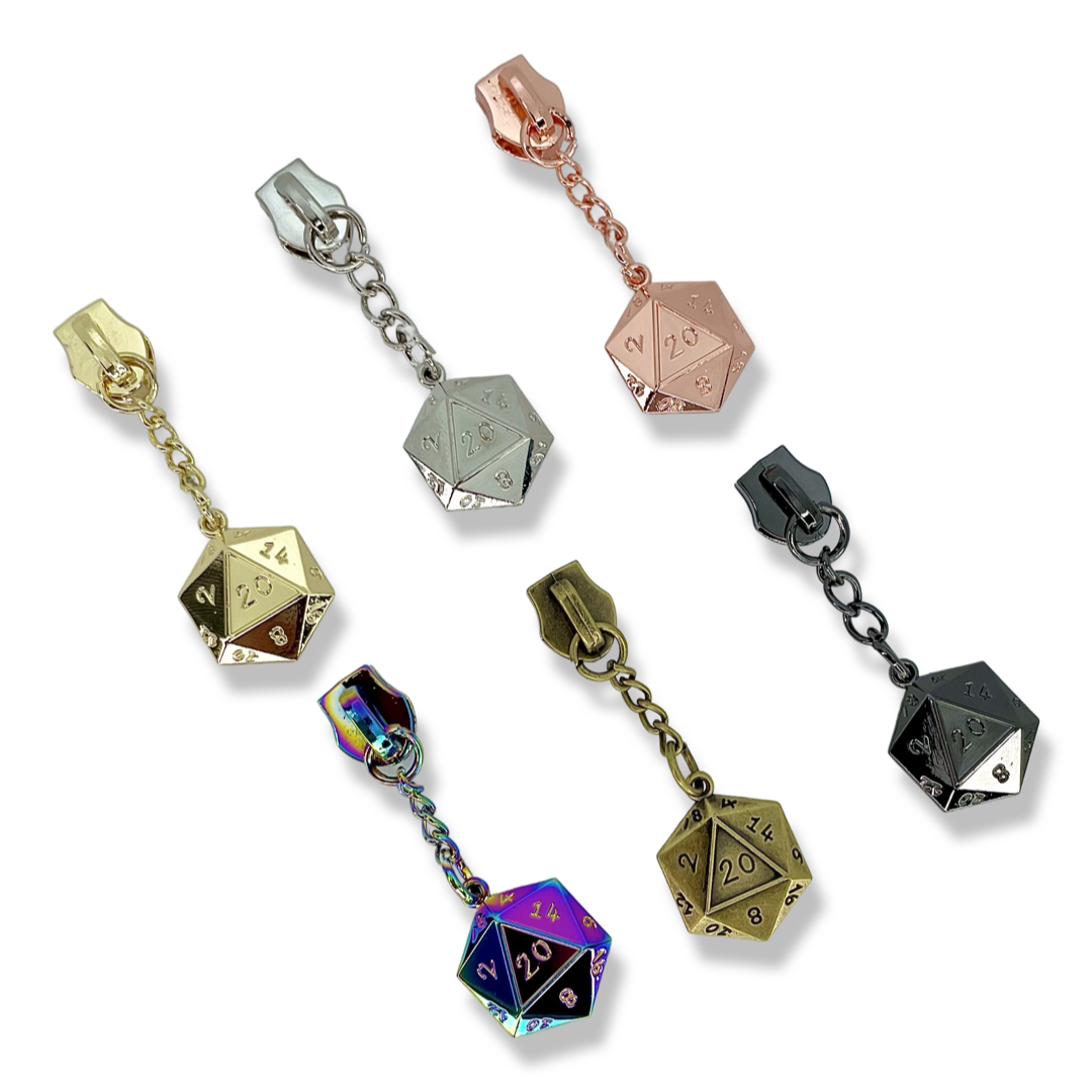 #5 Dangle D20 | Zipper Pull - Single – More Me Know